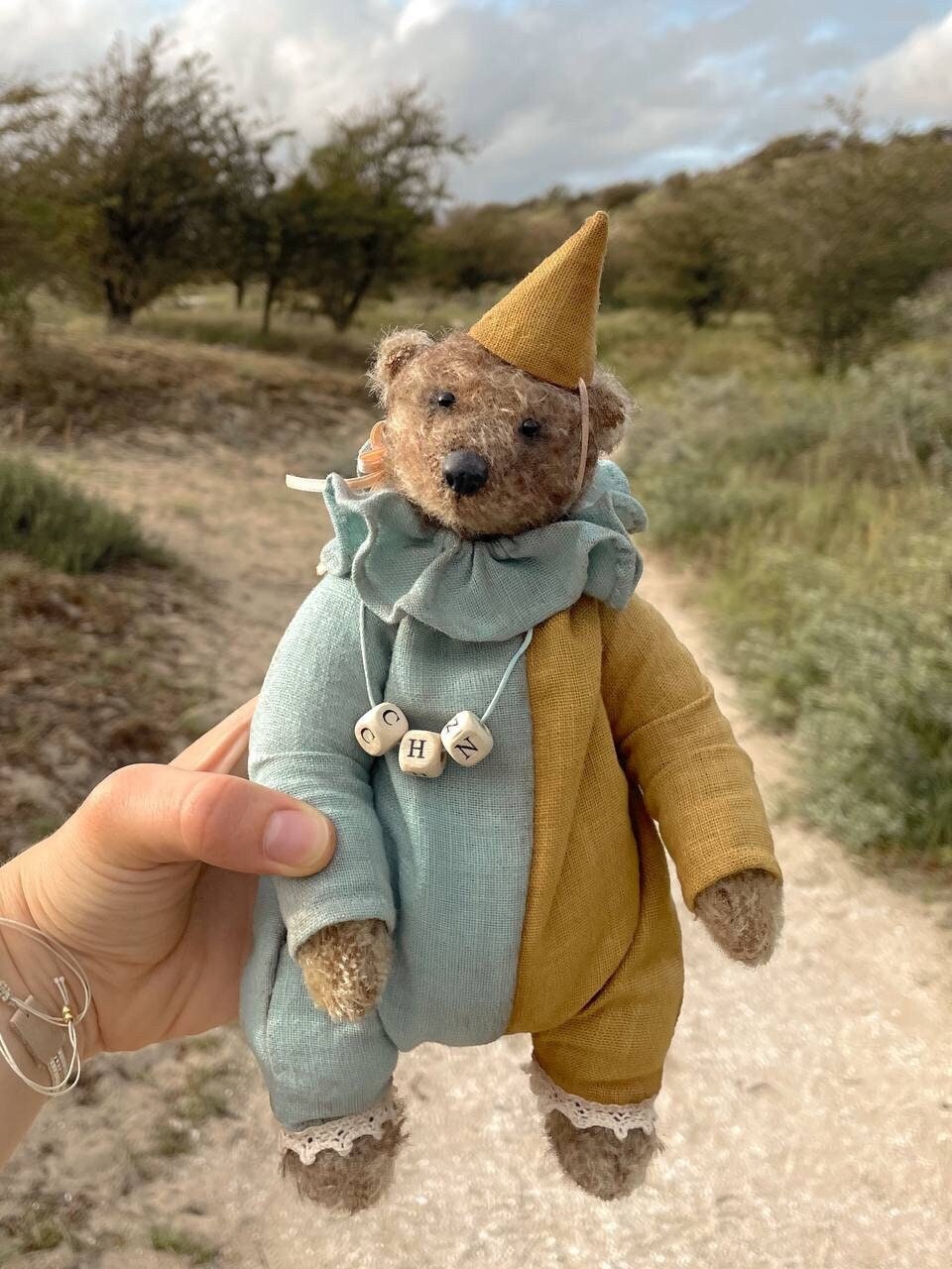 Chin Teddy Bear Collectible Bear Handmade Bear - Etsy