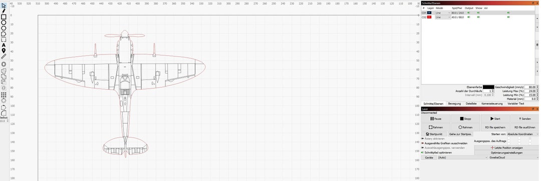 Supermarine Spitfire .svg .dxf Laser Cut and Engrave File - Etsy
