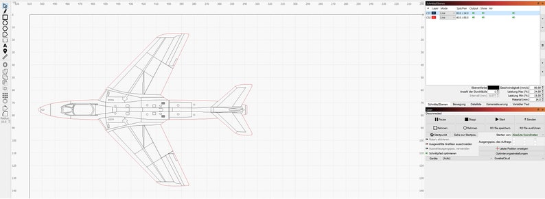 Hawker Hunter .svg .dxf Laser Cut and Engrave File - Etsy