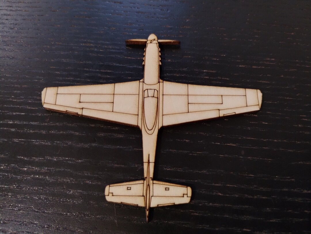 North American P51 D Mustang .svg .dxf Laser Cut and Engrave File - Etsy
