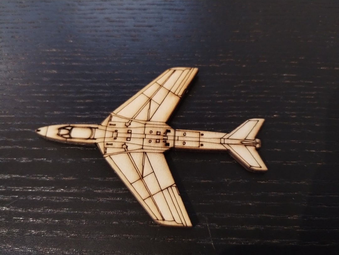 Hawker Hunter .svg .dxf Laser Cut and Engrave File - Etsy