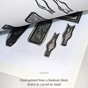 TOOLKIT — Linocut Print (UNFRAMED), 21x29.7cm — Handprinted Medium Wall ...