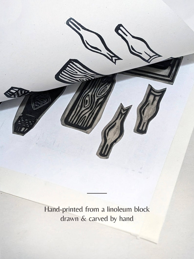 TOOLKIT Linocut Print UNFRAMED, 21x29.7cm Handprinted Medium Wall Art ...