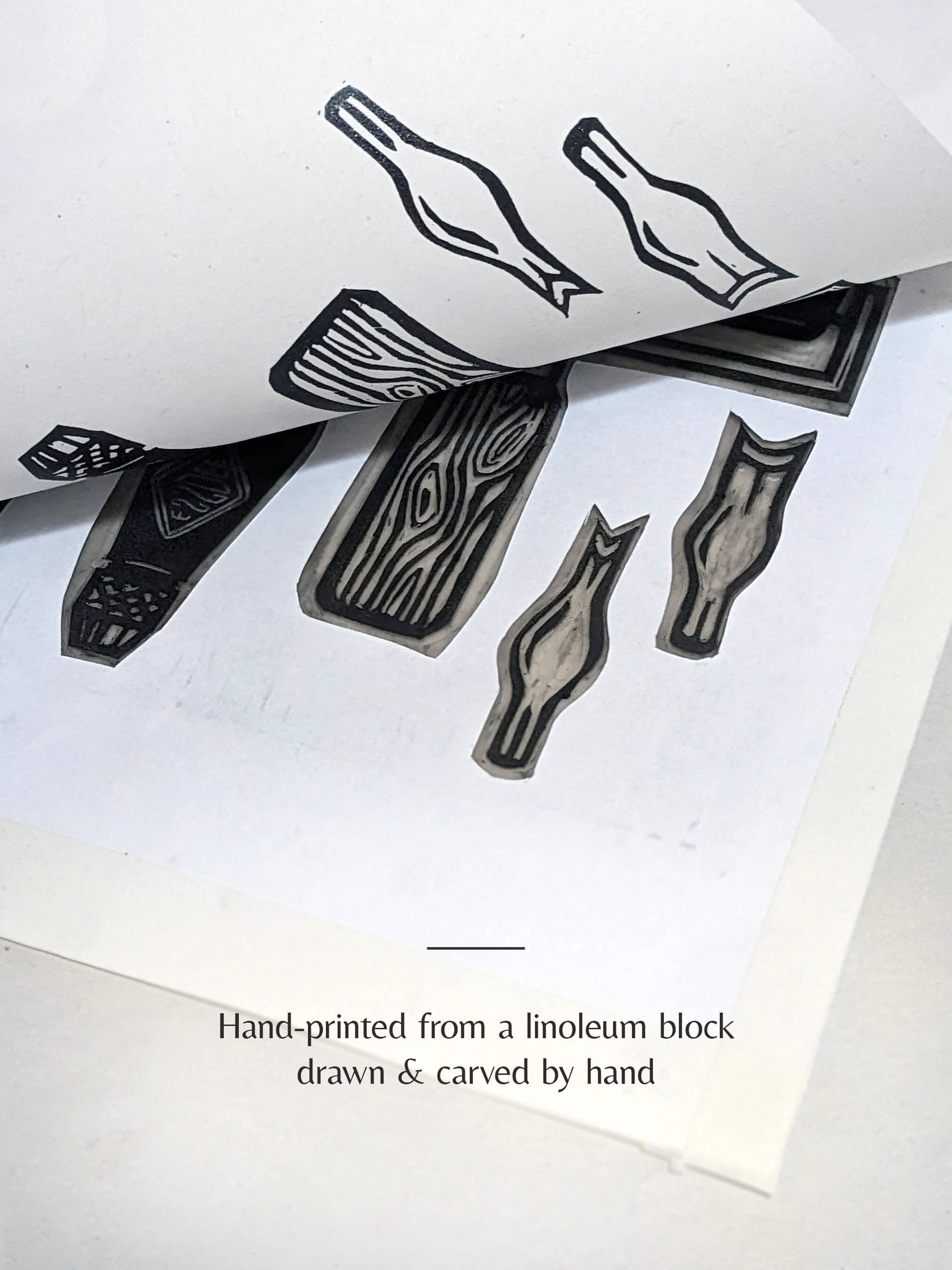 Linocut Tools Print – Handmade Black Ink Art Studio Decor - Etsy