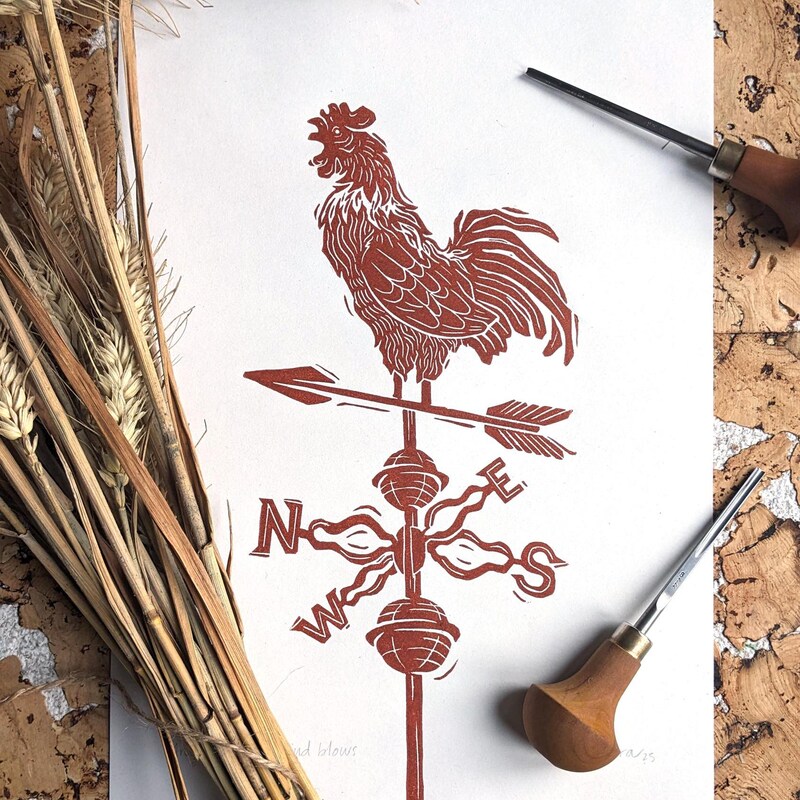 Rooster Weather Vane - Etsy