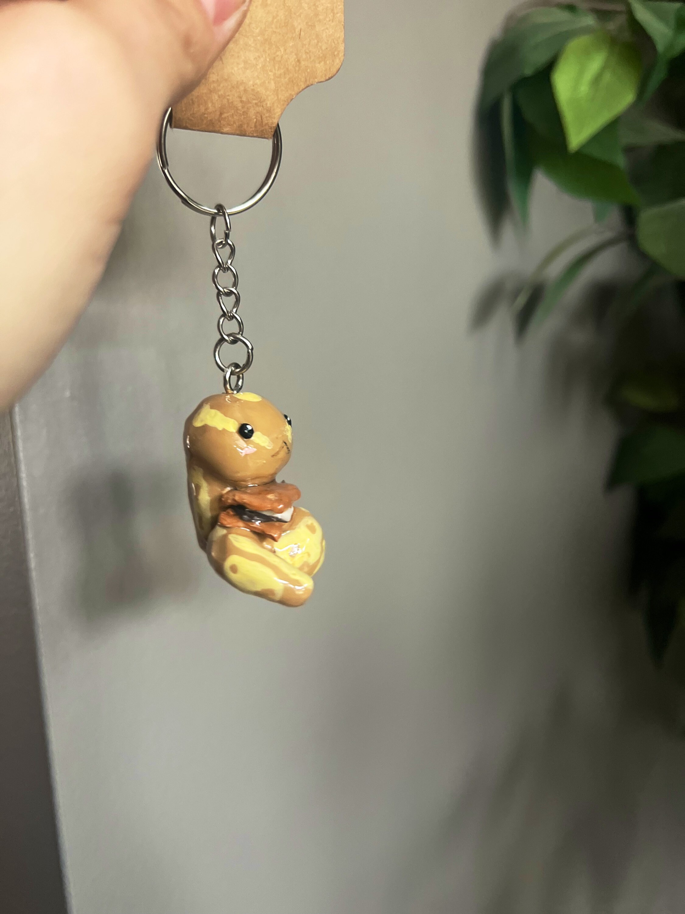 Ball Python S'more Keychain - Etsy