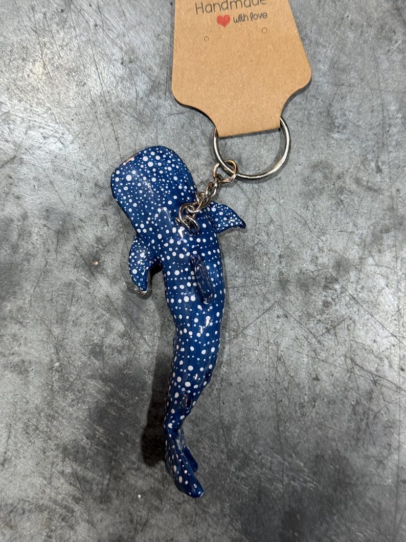 Whale Shark Keychain (small) - Etsy