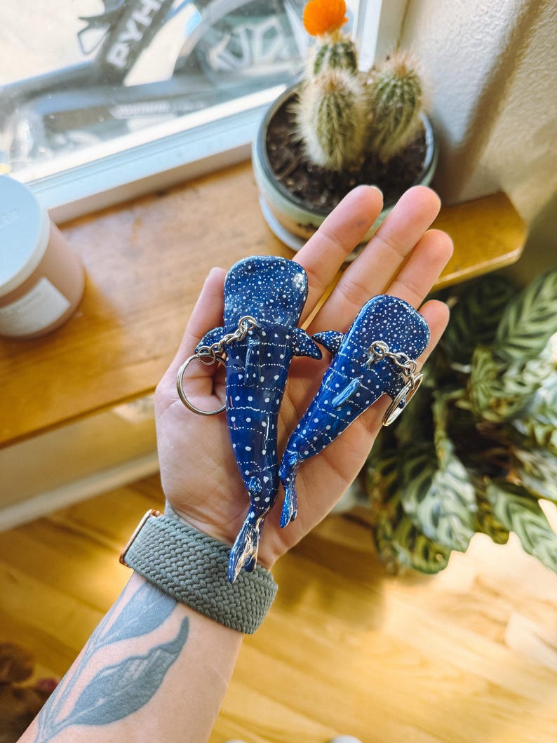 Whale Shark Keychain (small) - Etsy
