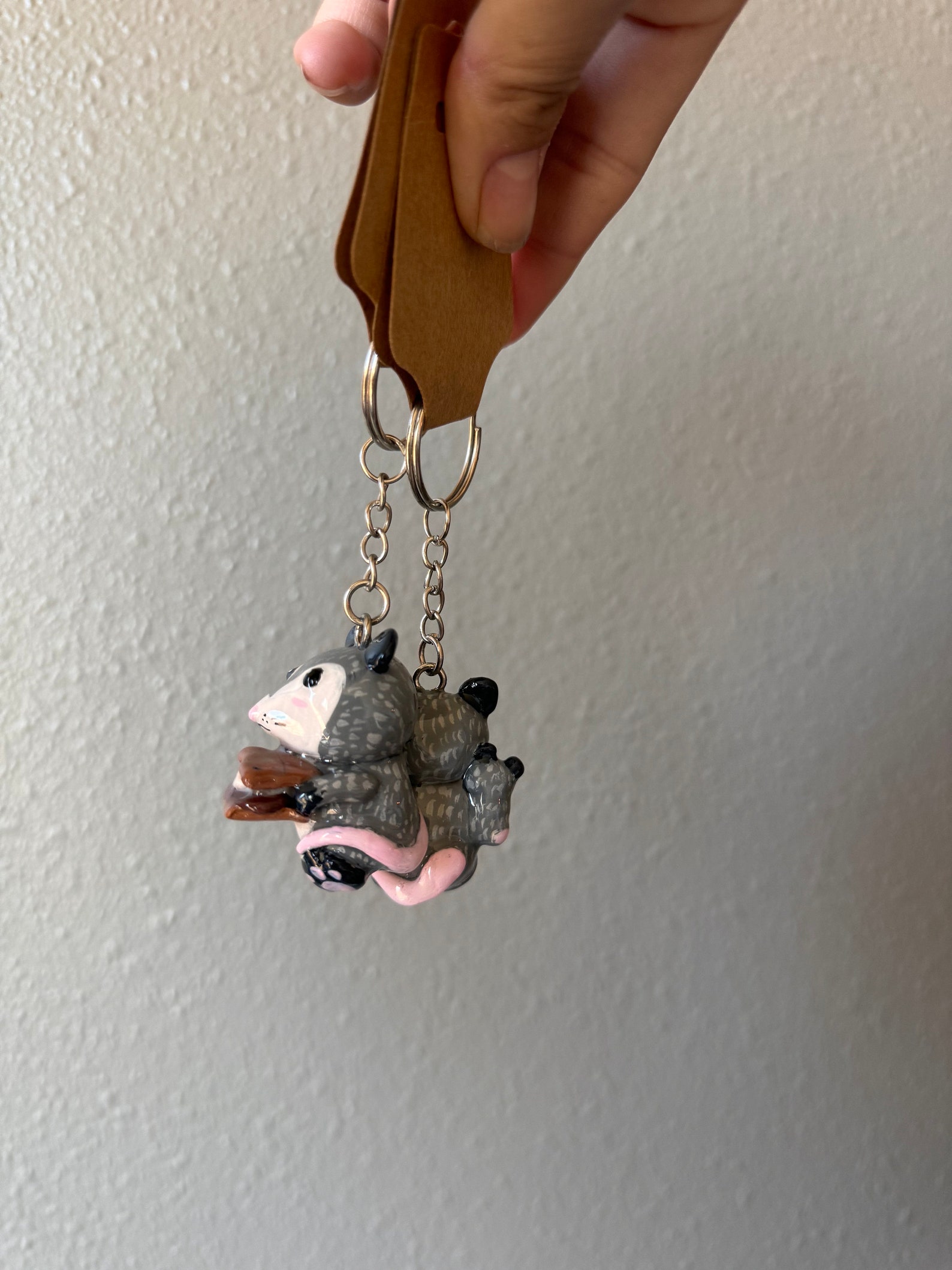 Possum With S'more Keychain - Etsy
