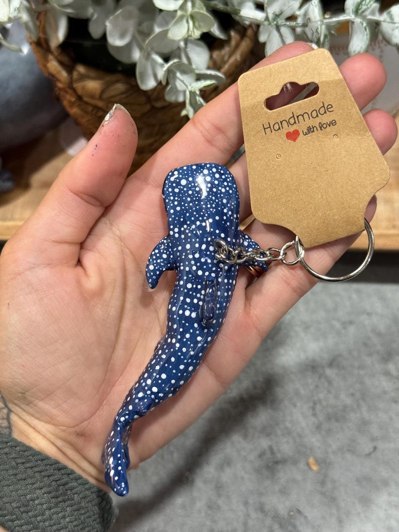 Whale Shark Keychain (small) - Etsy