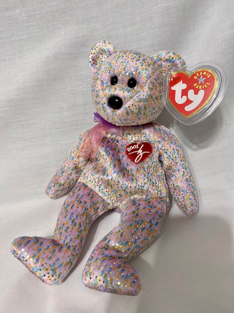 2001 Signature Bear - Collectable Ty Beanie Baby - Etsy