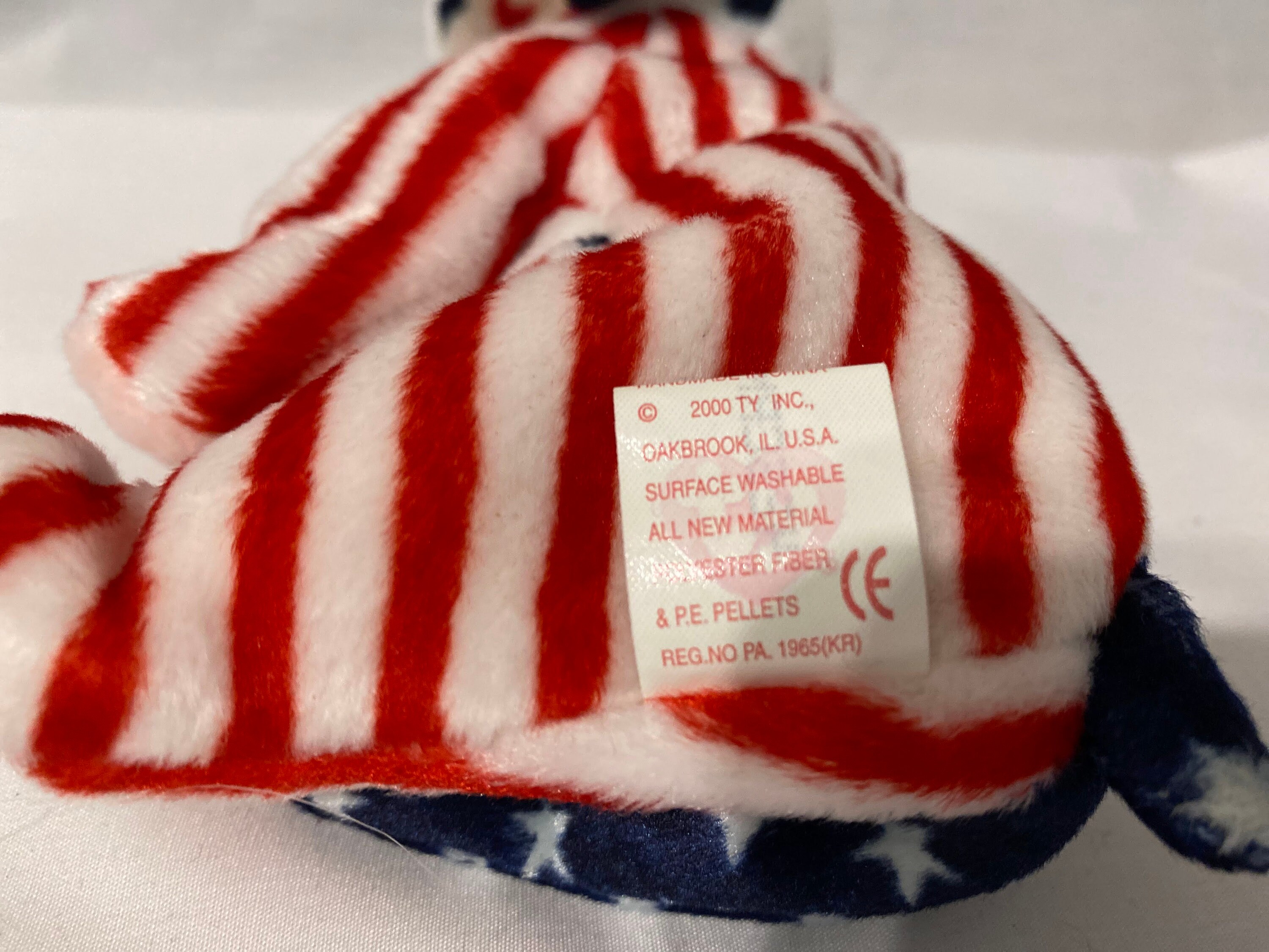 Ty "righty" the American Elephant - 2000 Collectable Beanie Baby ...