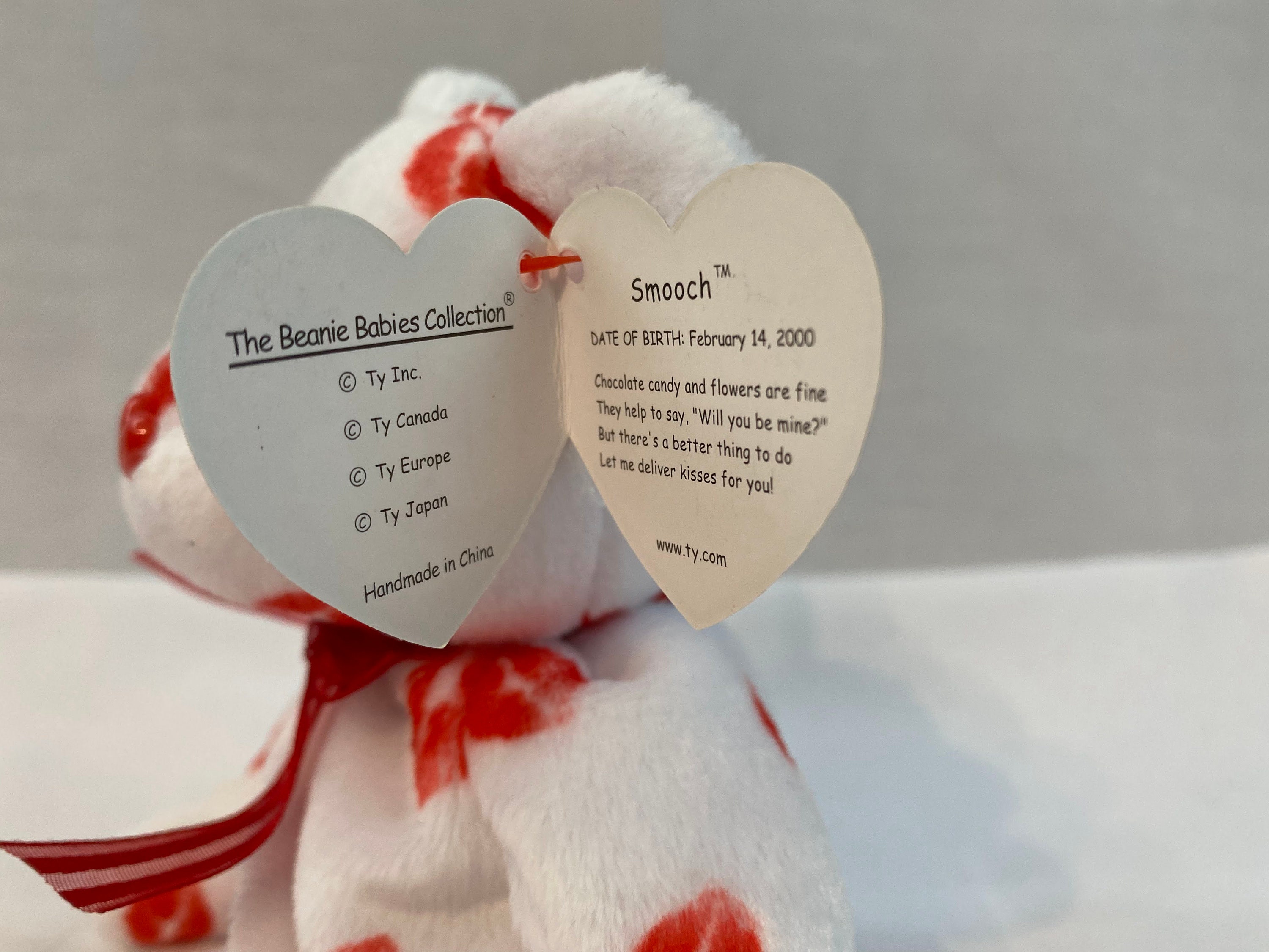 Ty Beanie Baby 2000 smooch the Bear Collectable Vintage Etsy UK