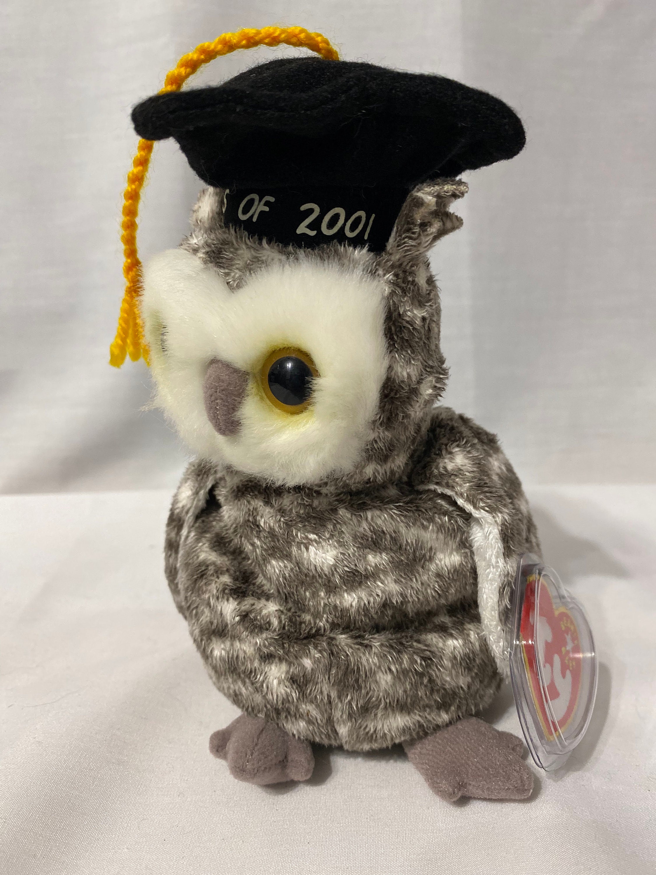 Ty Beanie Baby 2001 smart the Owl Collectable Retired - Etsy