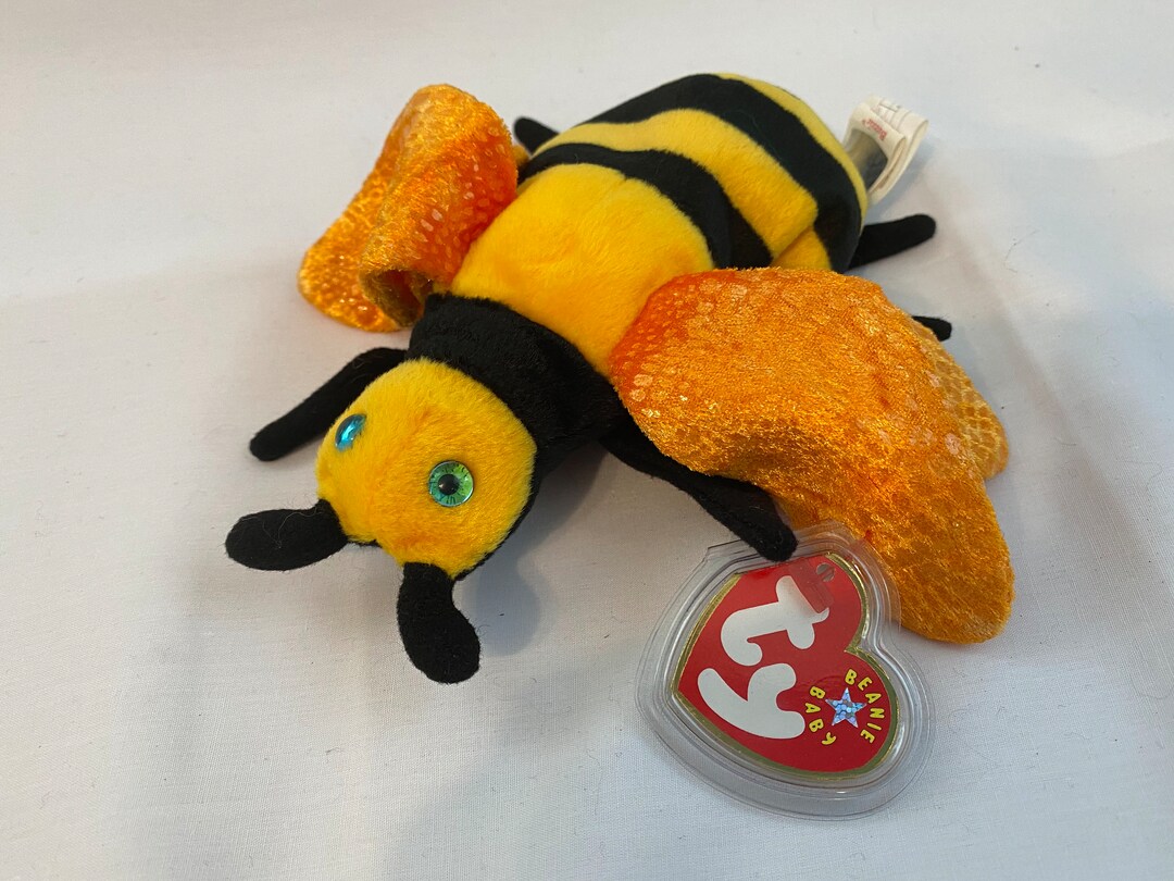 Ty Beanie Baby "buzzie" the Bumblebee - 2001 Original Collectable ...