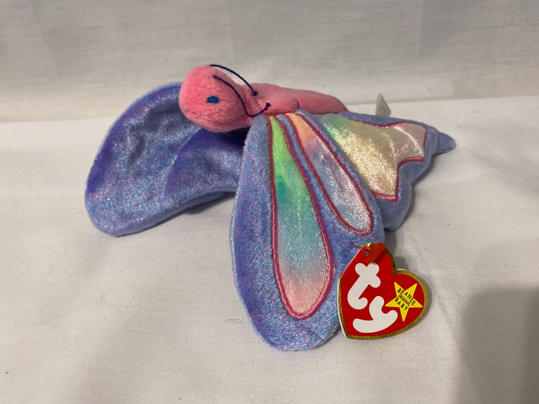 Ty Beanie Baby "flitter" the Butterfly - 1999 Original Retired Vintage ...