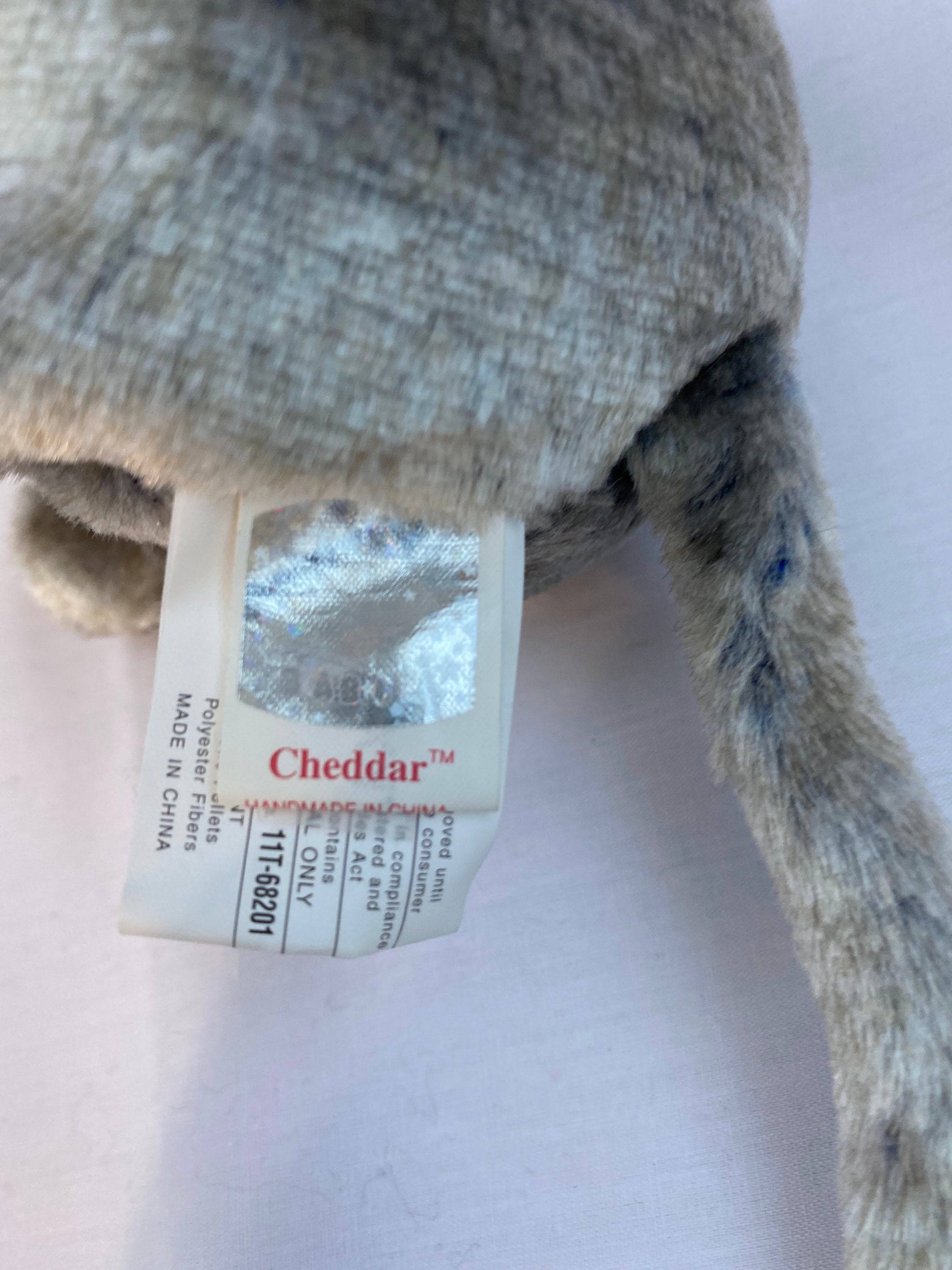 Ty Beanie Baby - "cheddar" the Rat- 2002 Vintage Collectable - Etsy