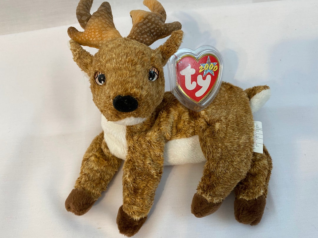 Ty Beanie Baby "roxie" the Reindeer - 2000 Holiday Exclusive - Rare ...