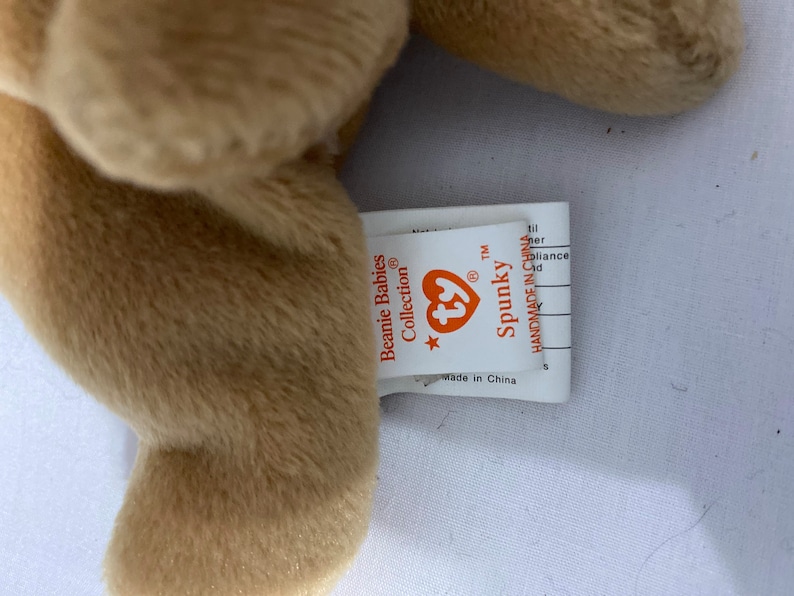 Ty Beanie Baby "spunky" the Pup - 1997 Vintage Retired - Etsy