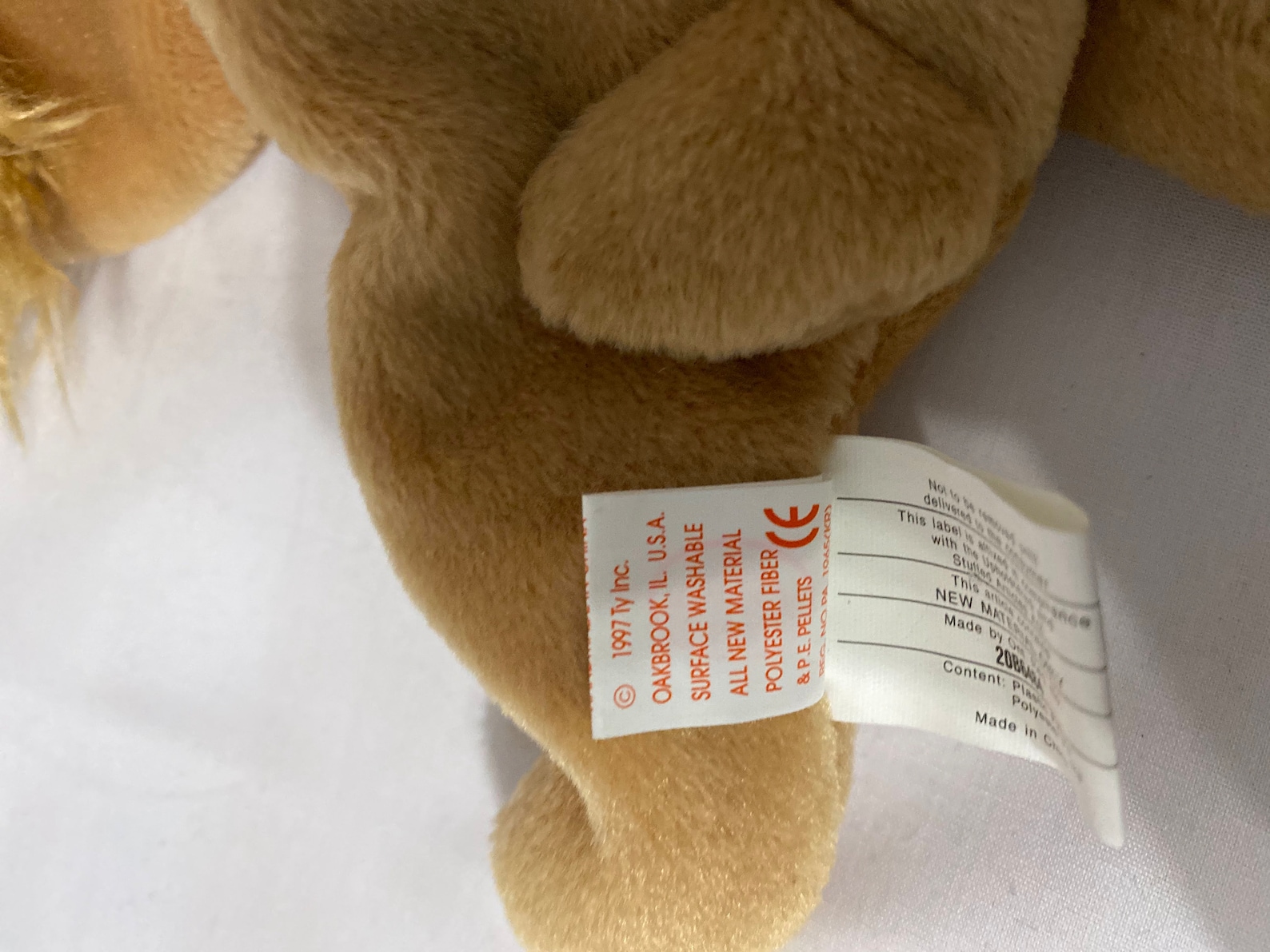 Ty Beanie Baby "spunky" the Pup - 1997 Vintage Retired - Etsy