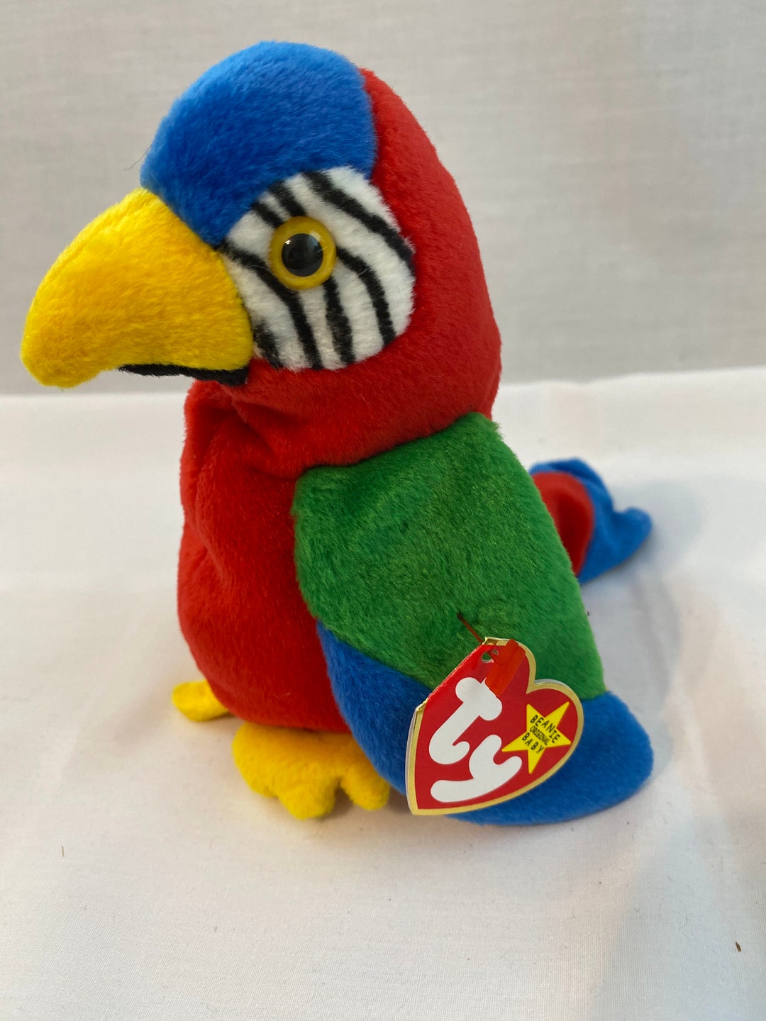 Ty Beanie Baby - "jabber" the Parrot- 1998 Rare Vintage Collectable - Etsy