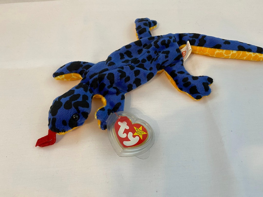 Ty Beanie Baby "lizzy" the Lizard - 1995 Original Collectable Vintage ...