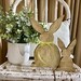 Antiqued Bunnies and Tulips! - Etsy
