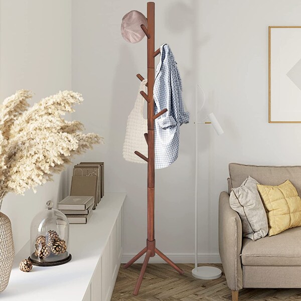 Bamboo Coat Rack - Etsy