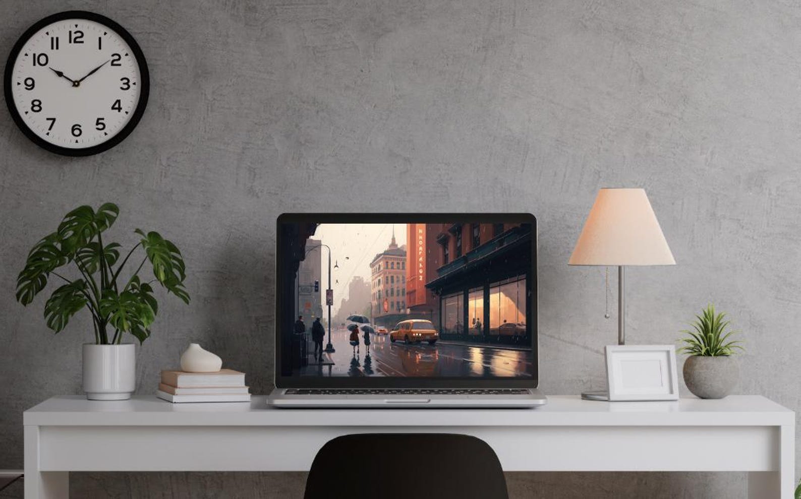 City Street Digital Desktop Wallpaper for PC and Mac - Digital Download ...