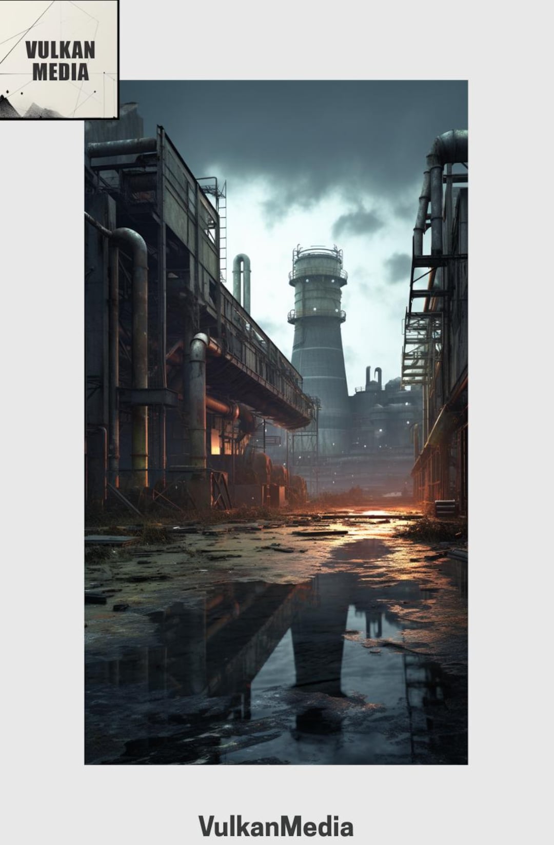 Abandoned Factory Digital Mobile Wallpaper for iPhone and Android ...