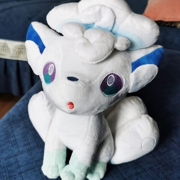 Alolan Ninetales Plush - Etsy