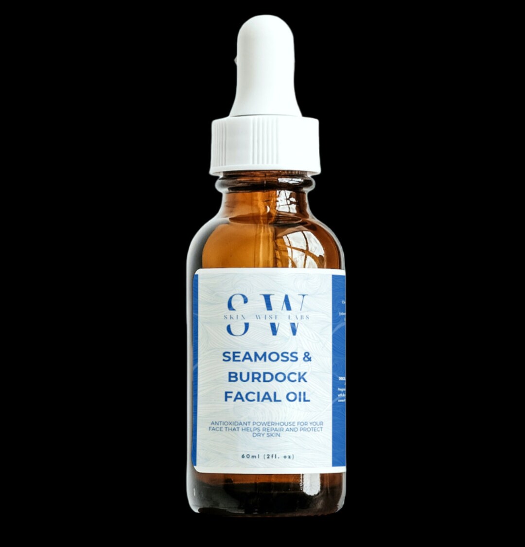Seamoss and Burdock Root Facial Oil Sea Moss Face Oil Sea - Etsy