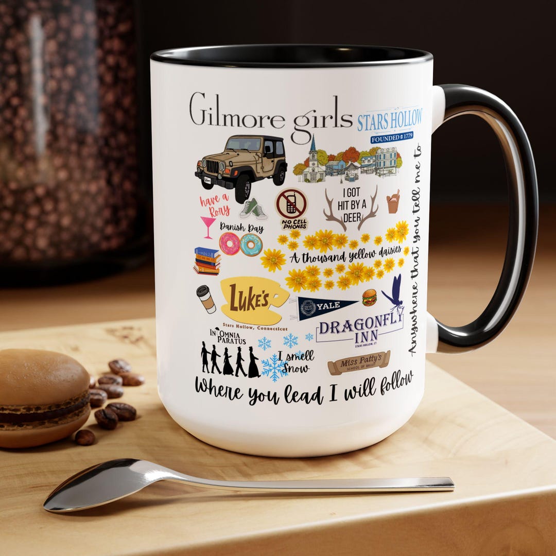 Gilmore Girls Collage Mug, Gilmore Girls Coffee Cup, Gilmore Girls Fan ...