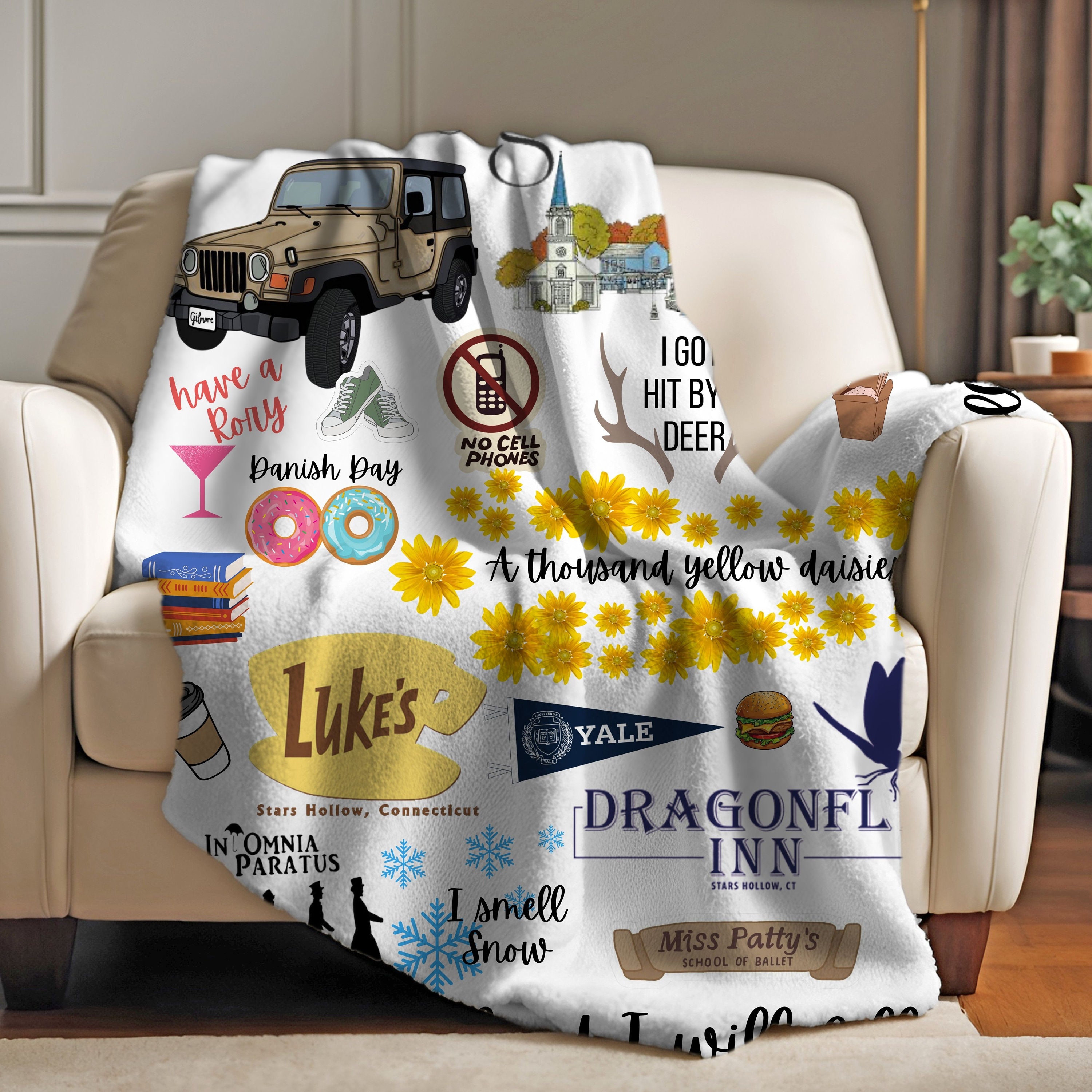 Gilmore Girls Super Soft Blanket, Gilmore Girls Fan, Gilmore Girls Gift ...