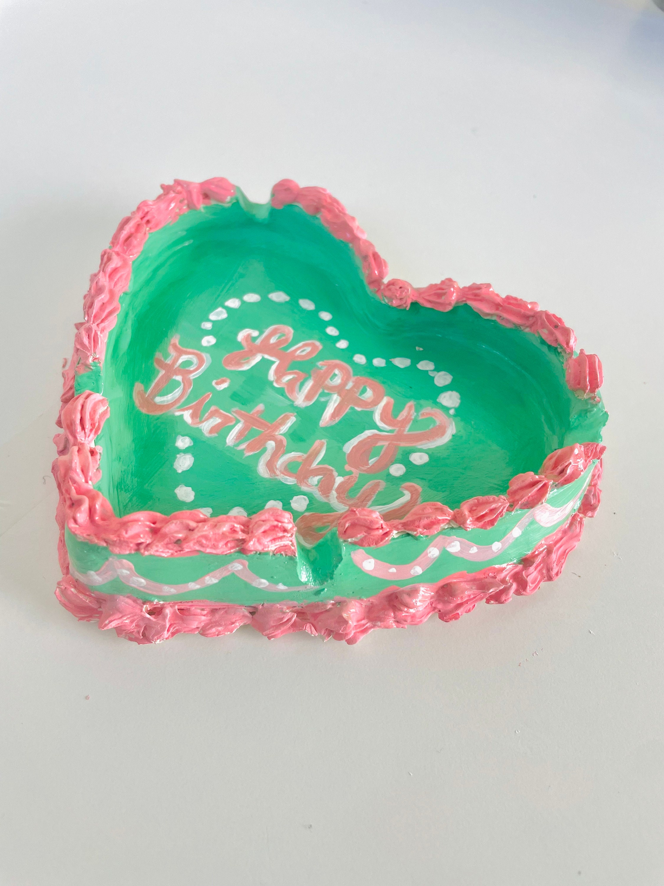 Paint Your Own Ashtray Kit Cake Heart Ashtray - Etsy