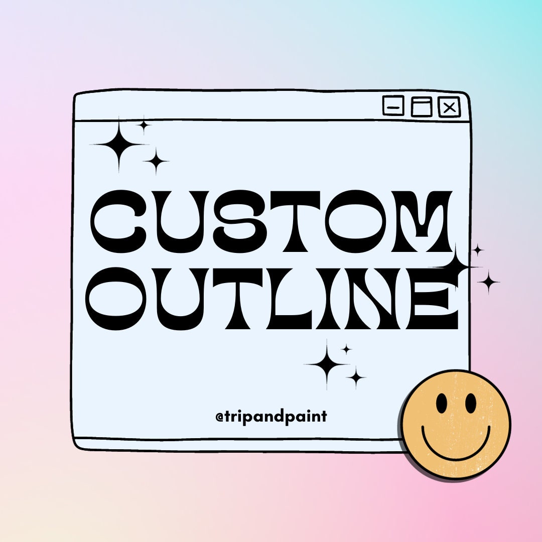 Custom Outline for Ashtray - Etsy