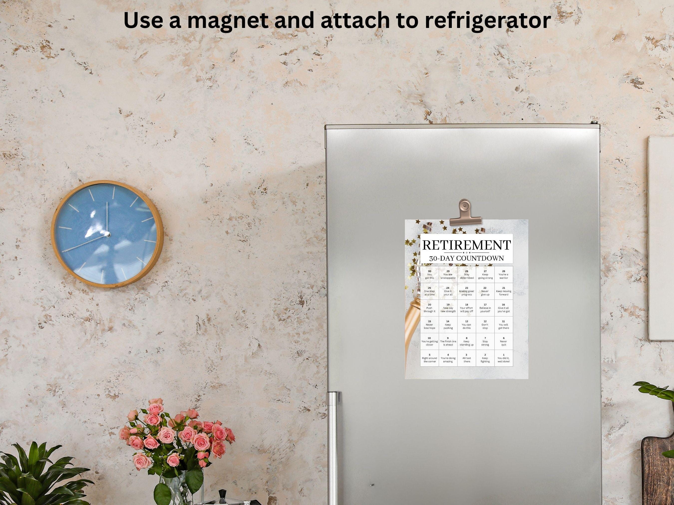 Retirement Countdown Calendar Instant Download Printable PDF - Etsy