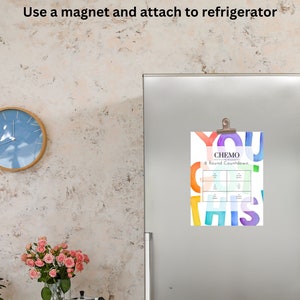 6-round Chemo Treatment Countdown Calendar for Cancer Printable - Daily ...