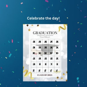 Graduation Countdown Calendar Printable, Graduation Ceremony ...