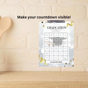Graduation Countdown Calendar Printable, Graduation Ceremony ...