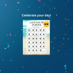 Last Day of School Countdown Calendar Instant Download Printable PDF - Etsy