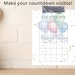 Birthday Countdown Calendar Instant Download Printable PDF, Milestone ...