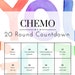 20-round Chemo Treatment Countdown Calendar for Cancer Printable- Daily ...