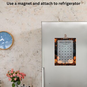 Spooky Halloween Countdown Calendar Printable - Get Ready for the Haunt ...