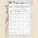 Retirement Countdown Calendar Instant Download Printable PDF - Etsy