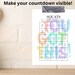 30-day Squats Challenge Daily Countdown Calendar- Daily Affirmations ...