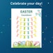 Daily Easter Countdown Calendar- Mark off Days Instant Download ...
