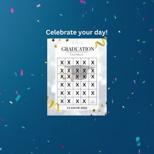 Graduation Countdown Calendar Printable, Graduation Ceremony ...