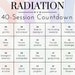 40-session Radiation Countdown Calendar Tracker Journal Care Package ...