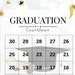 Graduation Countdown Calendar Printable, Graduation Ceremony ...